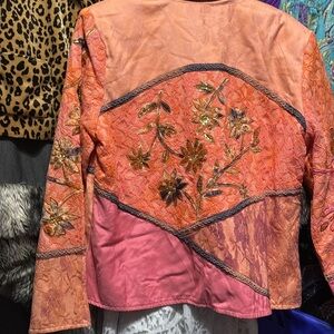 indigo moon | Jackets & Coats | Indigo Moon Lace Velvet Appliqu Sparkle ...